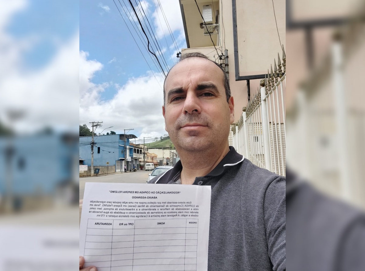 Carlos Monteiro mobiliza abaixo-assinado para melhorias na COPASA em ...